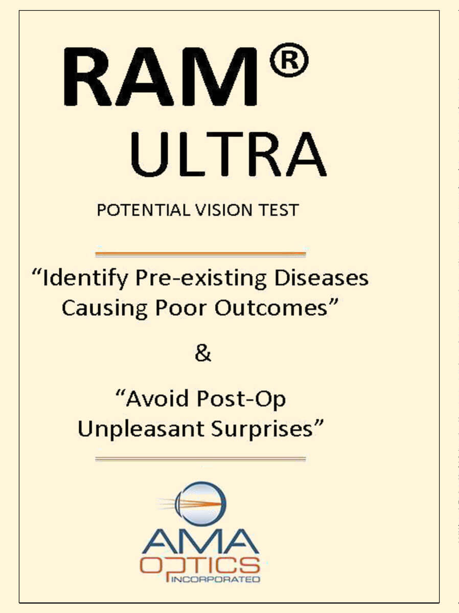 Retinal Acuity Meter Manual - Epsilon Canada